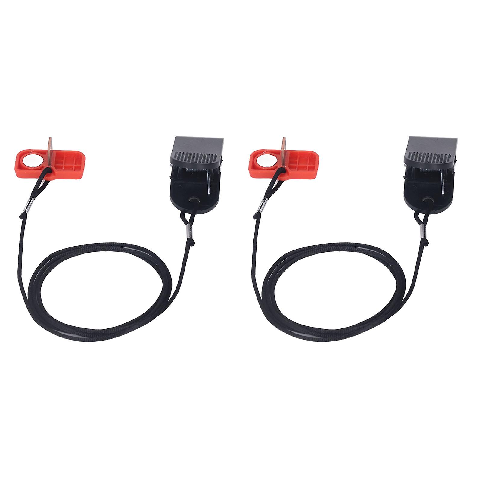 2PCS Treadmill Safety Switch Emergency Stop Magnet Clip Security Lock ...