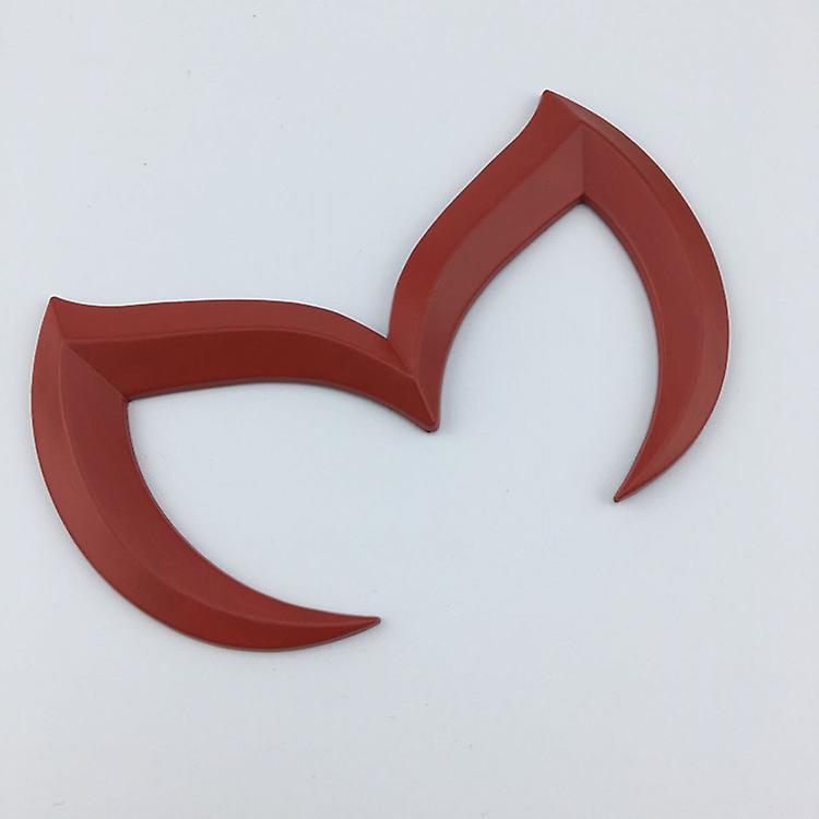 SvartLämplig för Mazda Bat Logo Modification Mazda Rear Tail Logo Metal ...