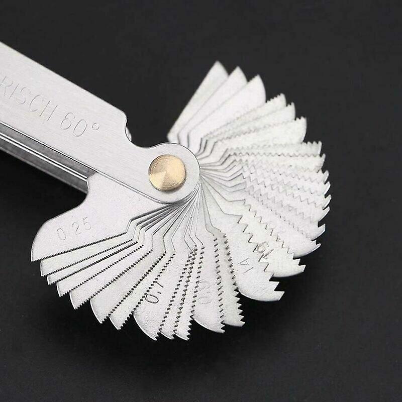 Thread Comb, Metric Thread Gauge 58 Blades Set Screw Pitch Thread ...
