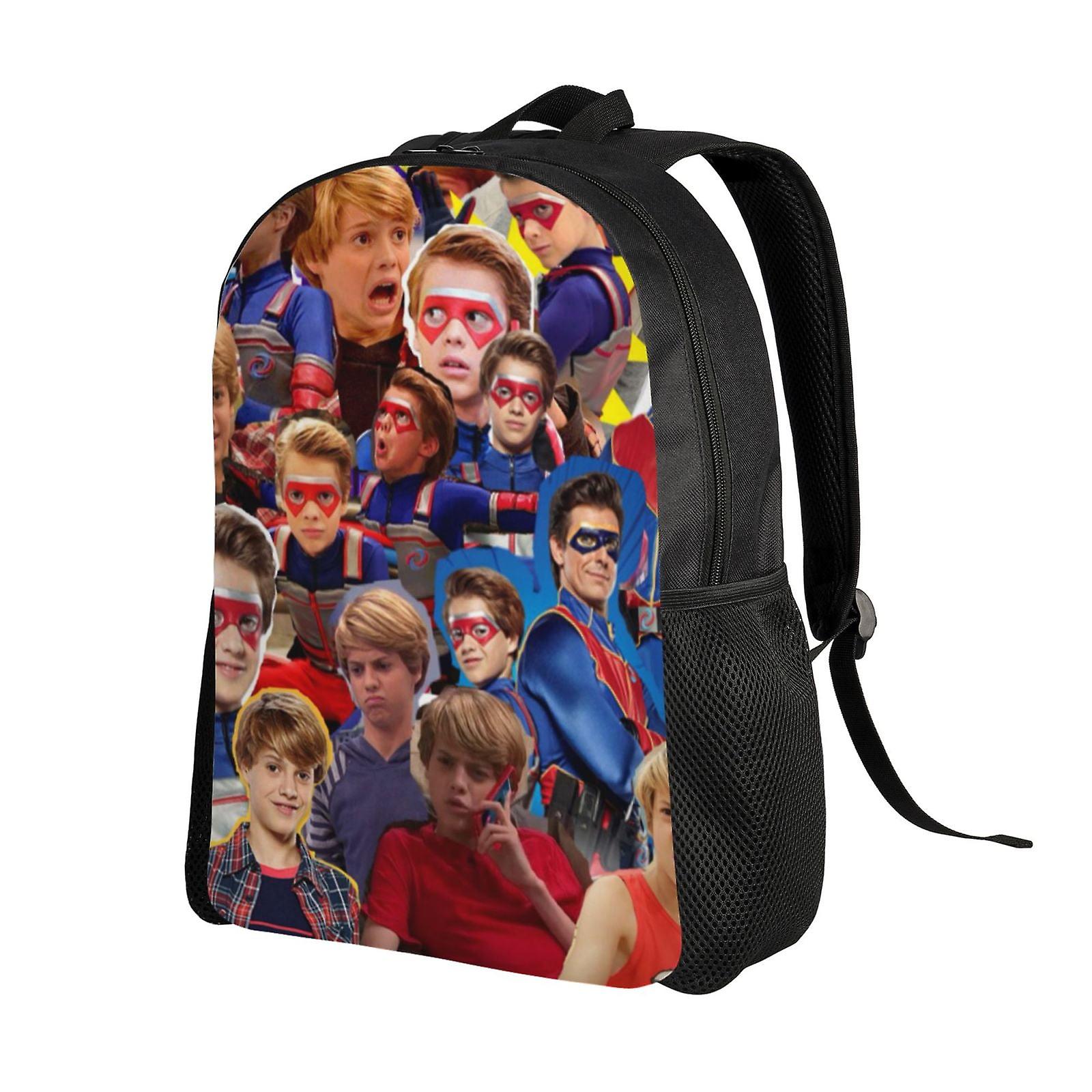 Henry Danger Character Unisex Backpack Laptop School Bag College ...