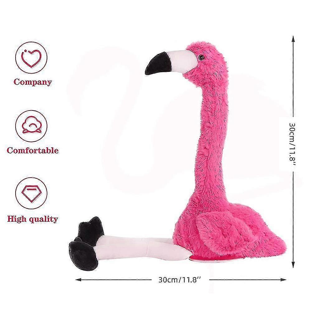 Flamingo Plush Dancing Toy Electric Flamingo Stuffed Toy Talks And ...