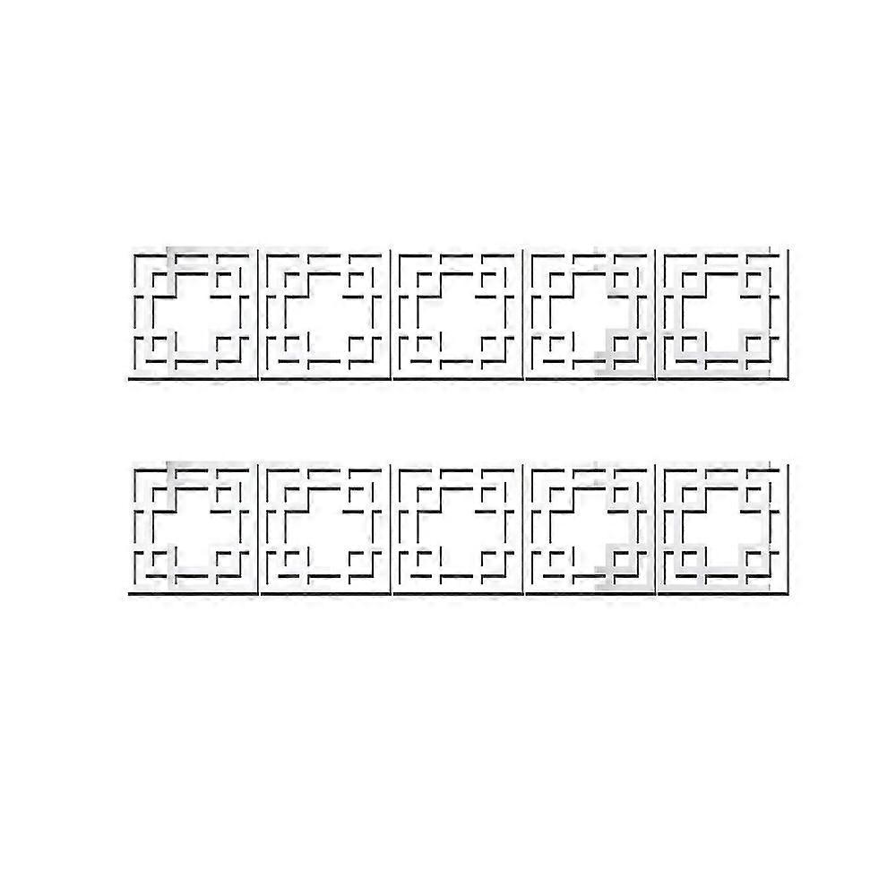 10x10cm Acrylic Wall Mirror Sticker With Adhesive For Living Room ...