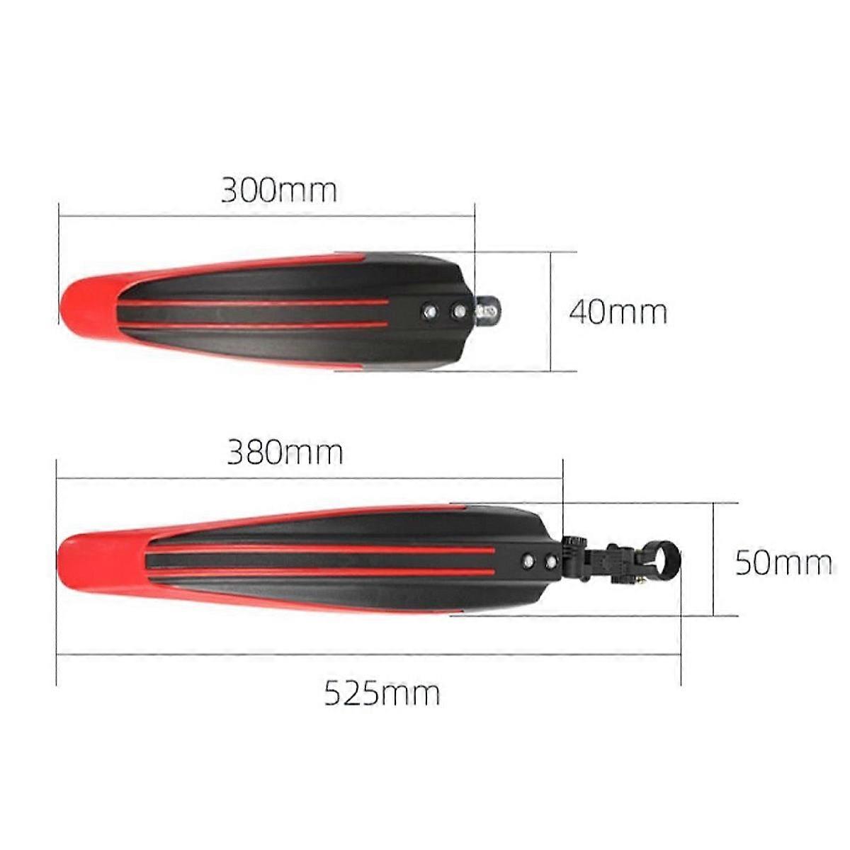 Bicycle Mudguard Set Adjustable Splash Guard Set Front and Rear ...