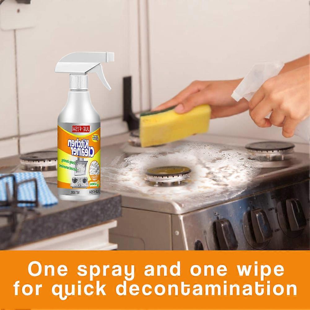 Foam Cleaner Kitchen Grease Cleaner Stain Remover Magic Degreaser Spray ...