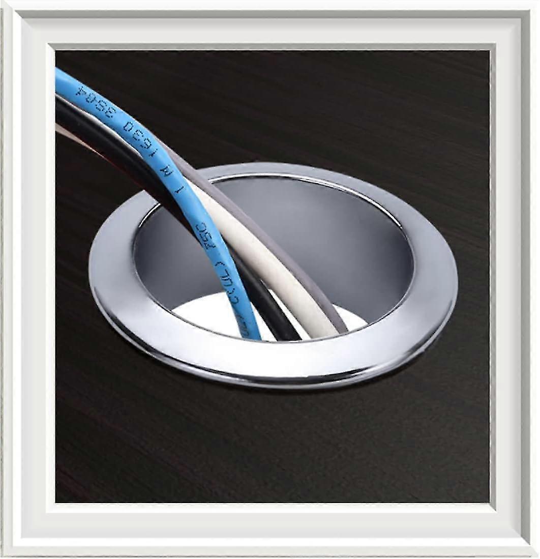 Cable Grommet Cover Metal Desk Cable Grommet 60mm - Decorative Ring for ...