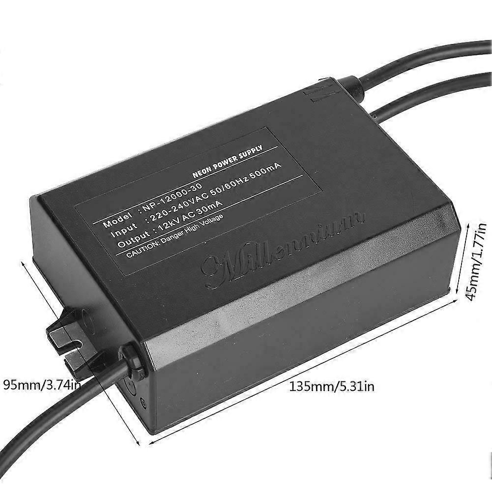 1Pc Neon Light Sign Electronic Transformer Power Supply P-12000-30 12KV ...