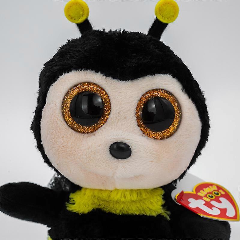 New 6"15cm TY Big Glitter Eyes Cute Bee ladybug Plush Stuffed Animal ...