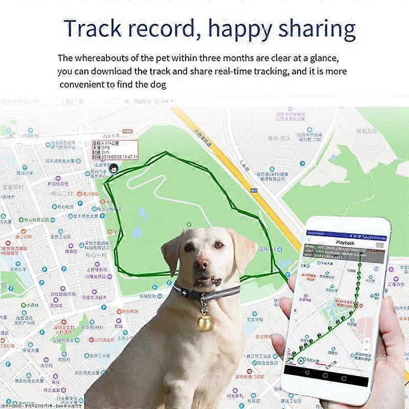 2G Dog Tracking Collar Locator Pet Dog Tracker Gps Locator with Map ...