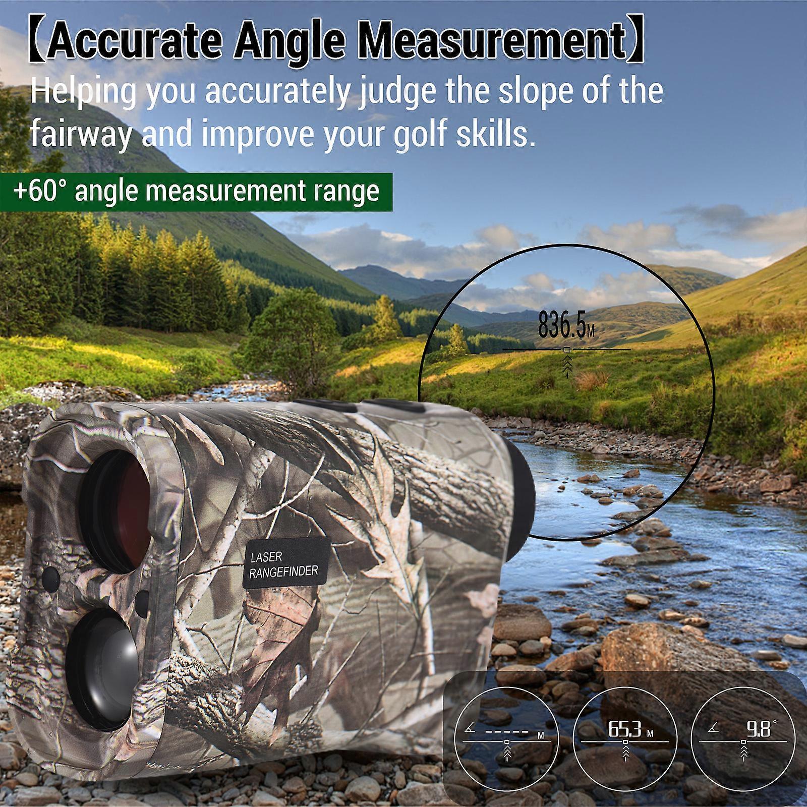 Golf Laser Rangefinder Digital Hunting With Height and Angle ...