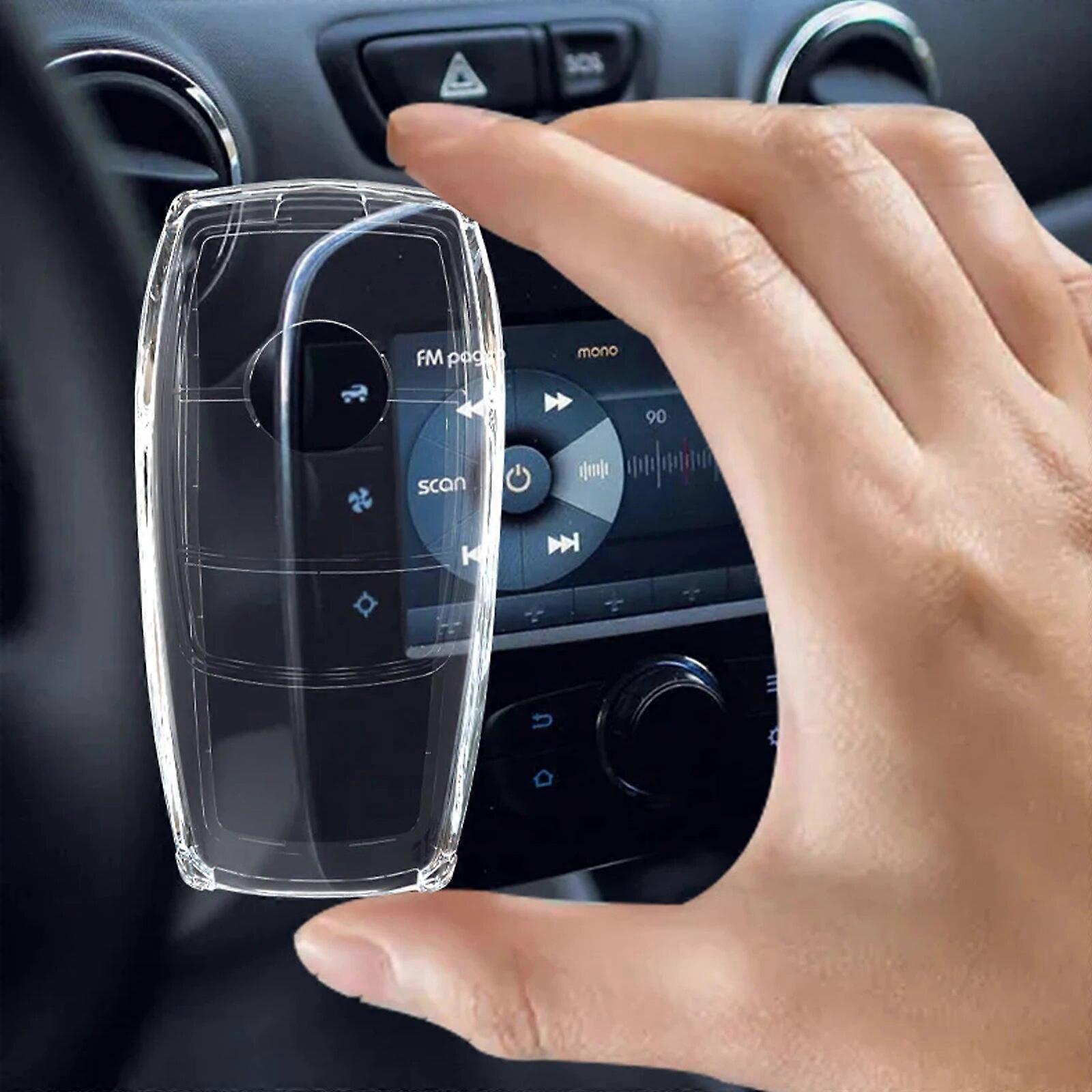 TPU Transparent Car Key Case Cover for Mercedes Benz E C S GLC Class ...