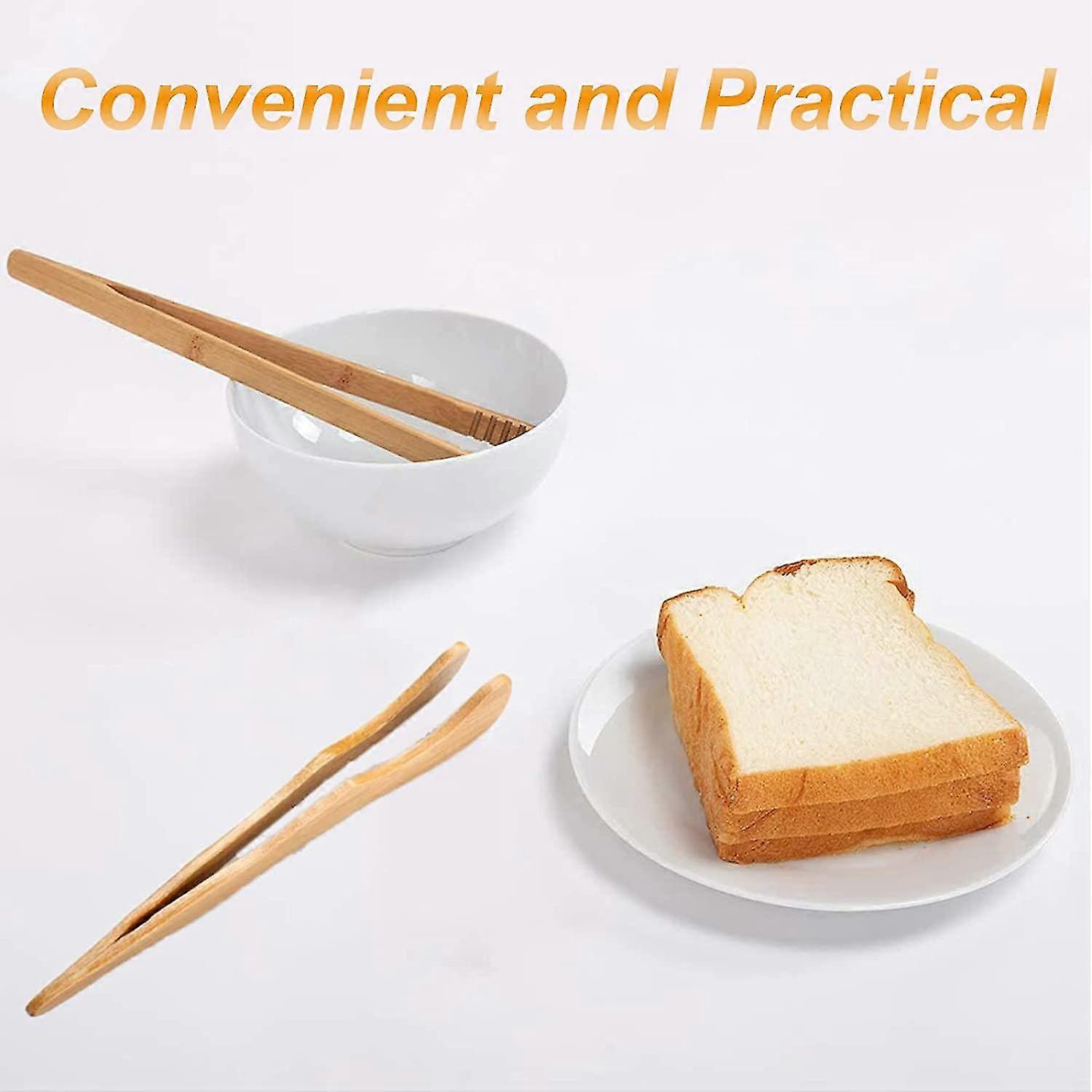 Bamboo Toaster Tongs,reusable Classic Bamboo Toast Tongs ,bamboo Tongs ...
