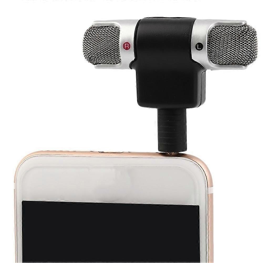 Mini 3.5mm Jack Microphone Portable Stereo Microphone for Phone ...