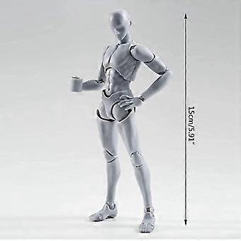 Artists Sketch Movable Limb Action Figure Model Flexible Body Human ...