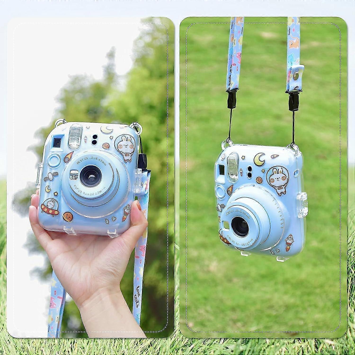 Clear Case Compatible Fujifilm Instax Mini 12 With Shoulder Strap And ...