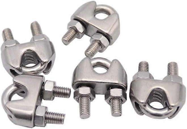 20pcs Stainless Steel Cable Clips,m4 Cable Clips,Metal Cable Clips,4mm ...