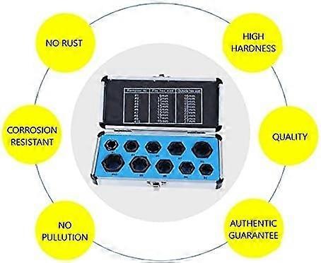 Nut remover - 10 pieces Damaged bolt Nut remover Extractor extraction ...