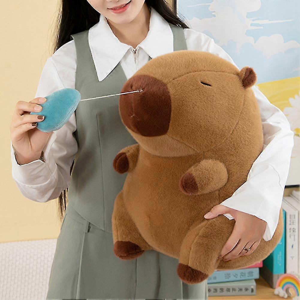 Capybaras Snot Retractable Plush Doll Comfortable Plush Filling Throw ...