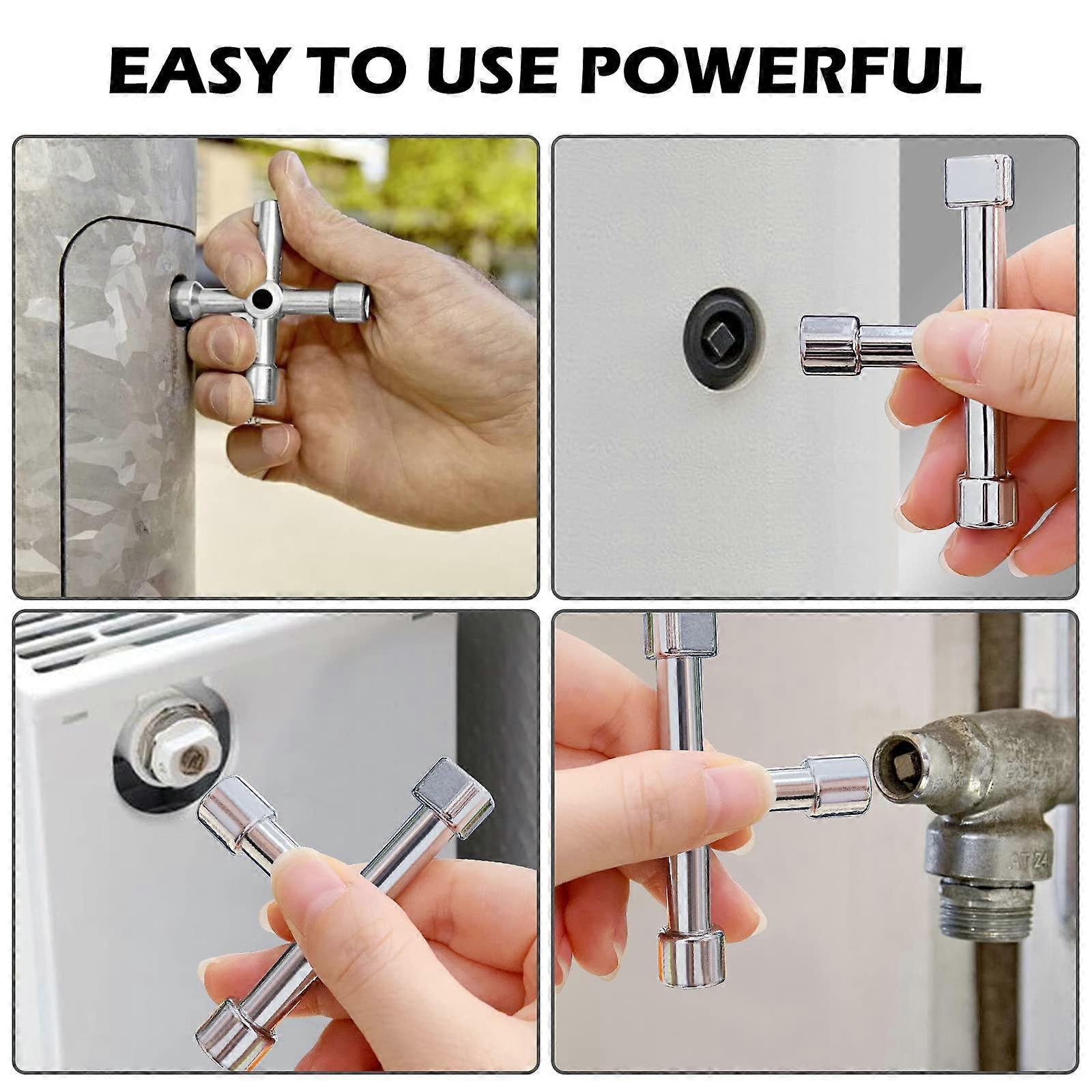 Cross Key, 4 Way Multifunction Key, Universal Key for Electric Cabinet ...