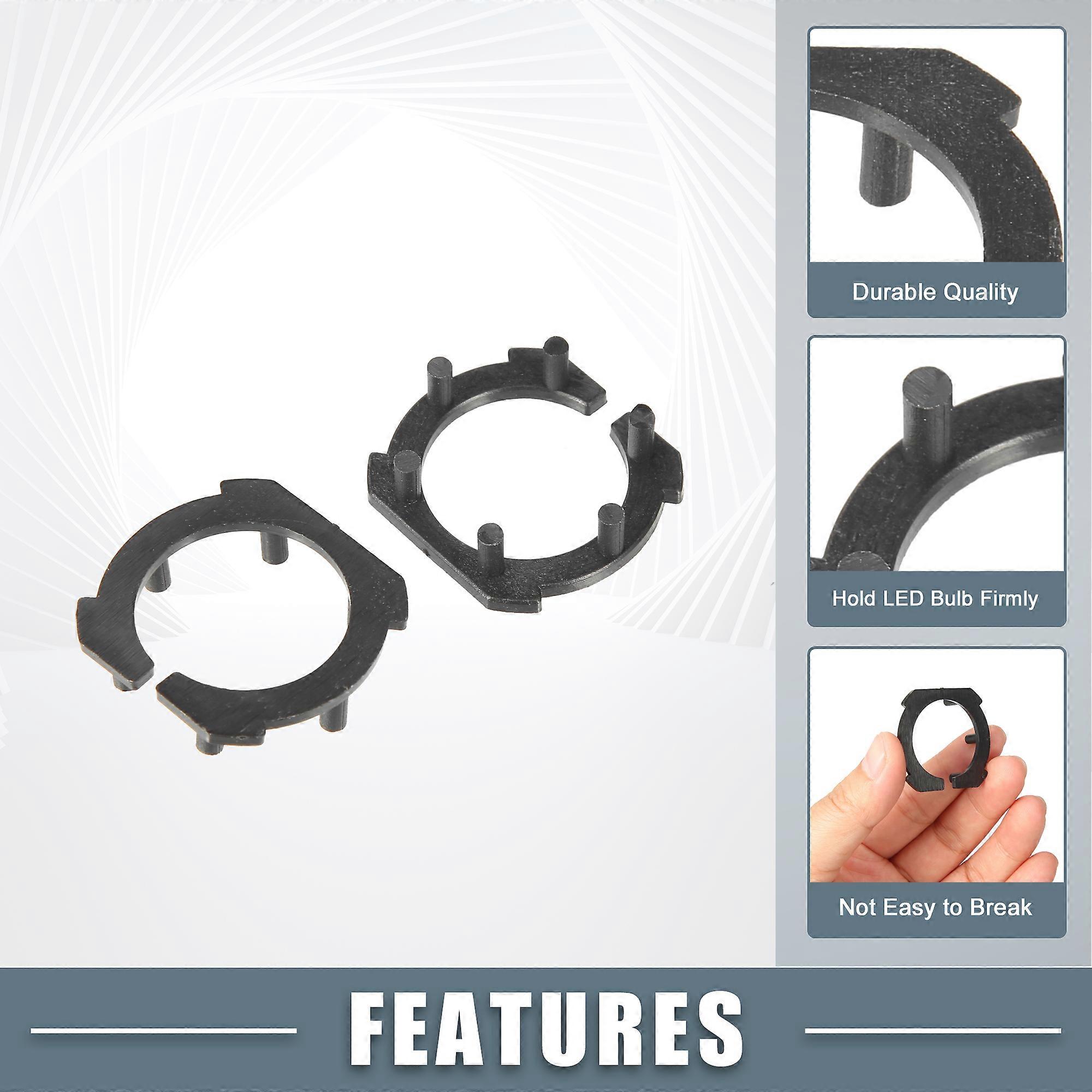 X Autohaux H7 LED Headlight Bulb Holder Adapter Socket Base Holders ...