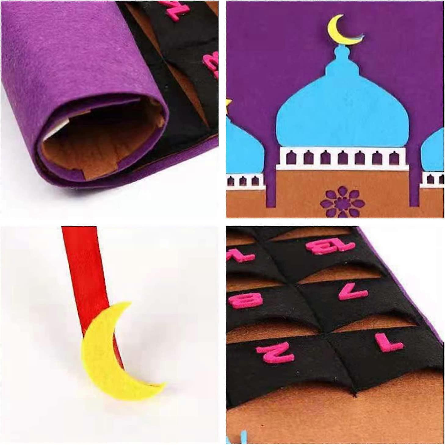 Ramadan Decorations, Ramadan Countdown Calendar Wall Hanging For Kids, Ramadan Decorations For ...