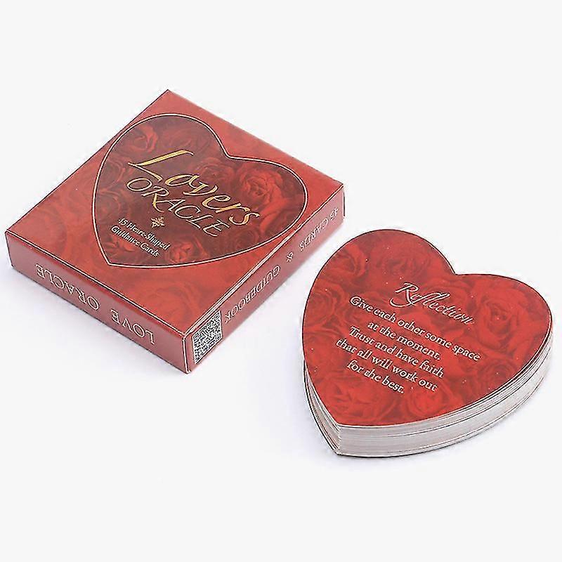 Couple Love Oracle Card Love Oracle Heart-shaped English Card | Fruugo UK