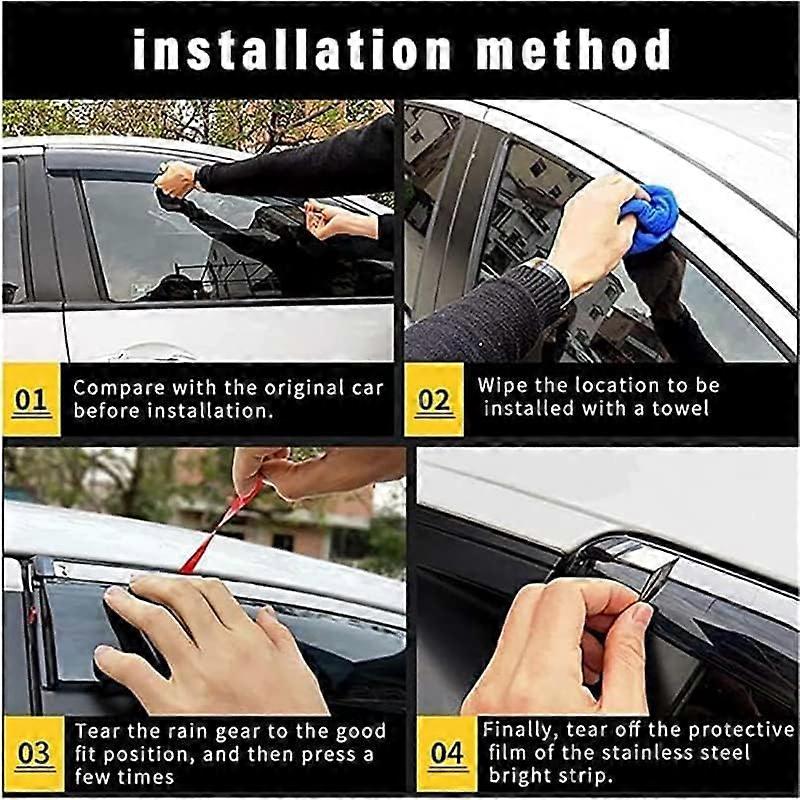 Wind Deflectors For Jeep Liberty 2002 2003 2004, Car Side Window Wind ...