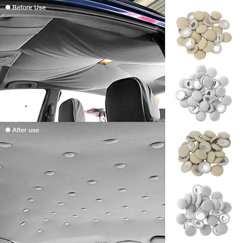 50x Car Roof Headliner Repair Rivets Design for Car Roof Flannelette ...