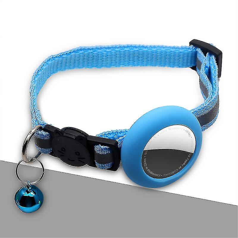 Airtag Cat Collar, Reflective Airtag Cat Collar With Bell And Silicone ...