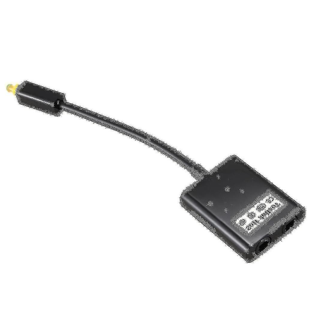 Digital Spdif Optical Audio Splitter 2 Way Toslink Splitter Adapter 1 ...