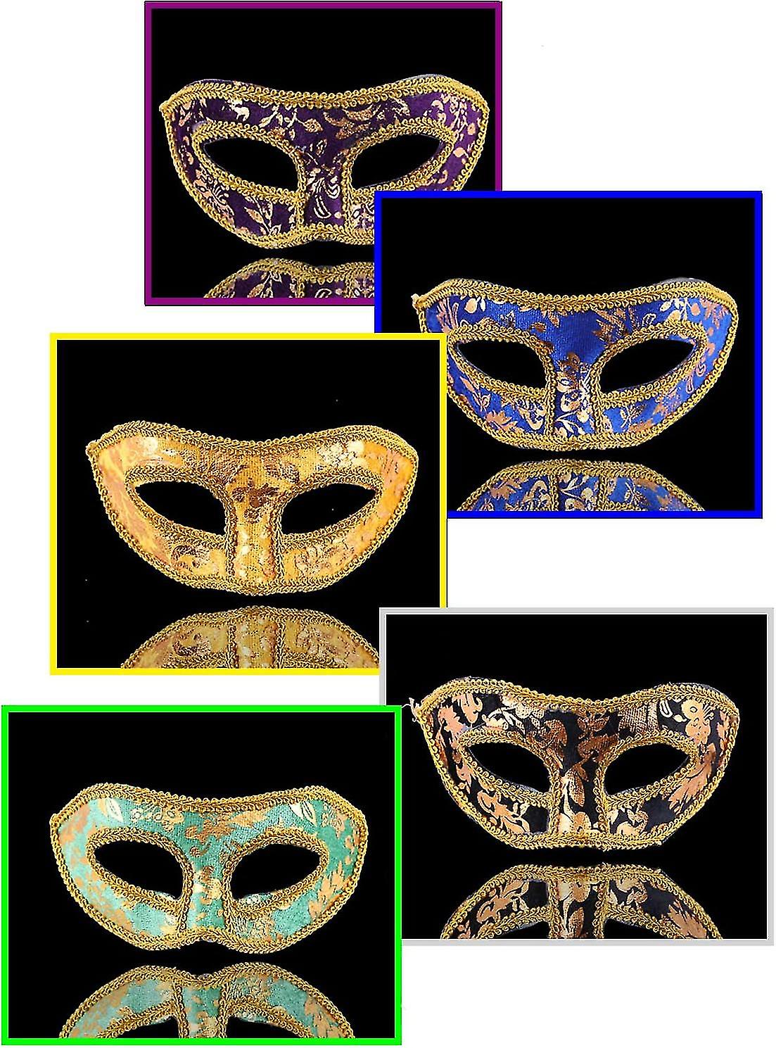 14pcs Masquerade Masks,half Face Mardi Gras Masquerade Mask Venetian ...