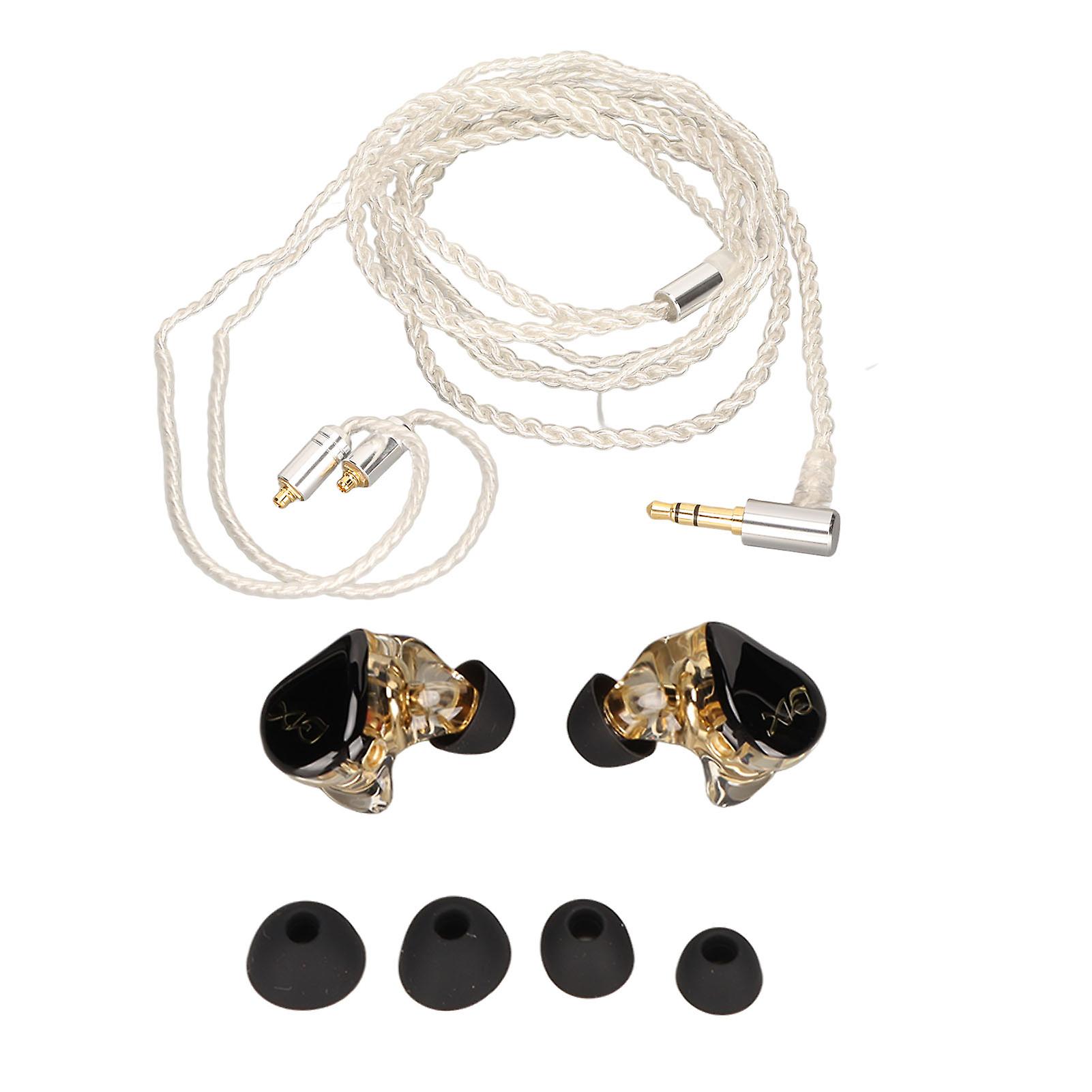 Wired Monitor Earbuds Crisp Treble Powerful Bass Pure Copper Graphene ...