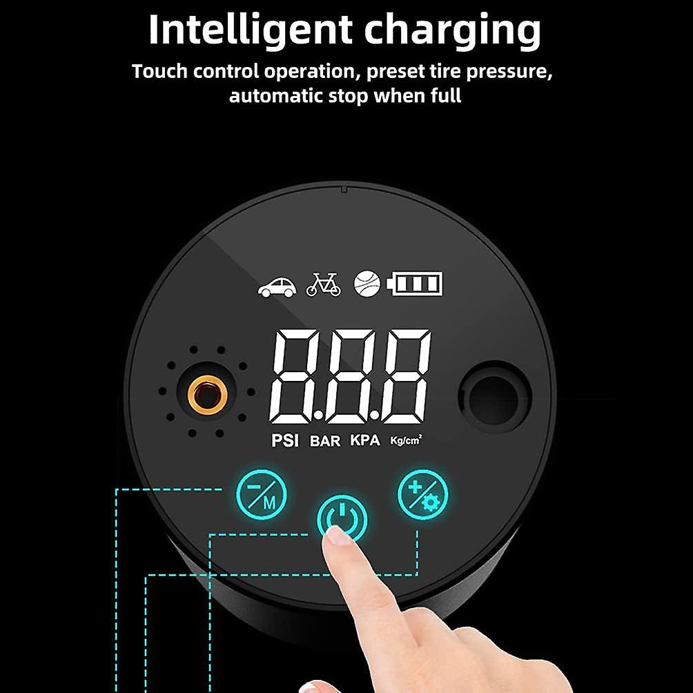 Electric Portable Air Pump - Air Pump Tire Inflator Compressor for ...