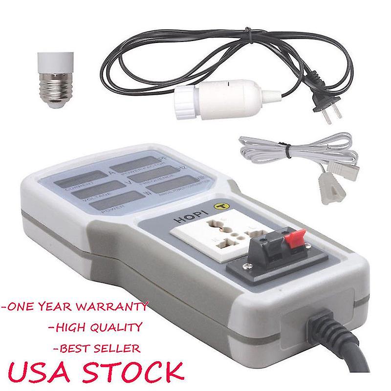 Hp-9800 handheld power meter power analyzer led metering socket ...