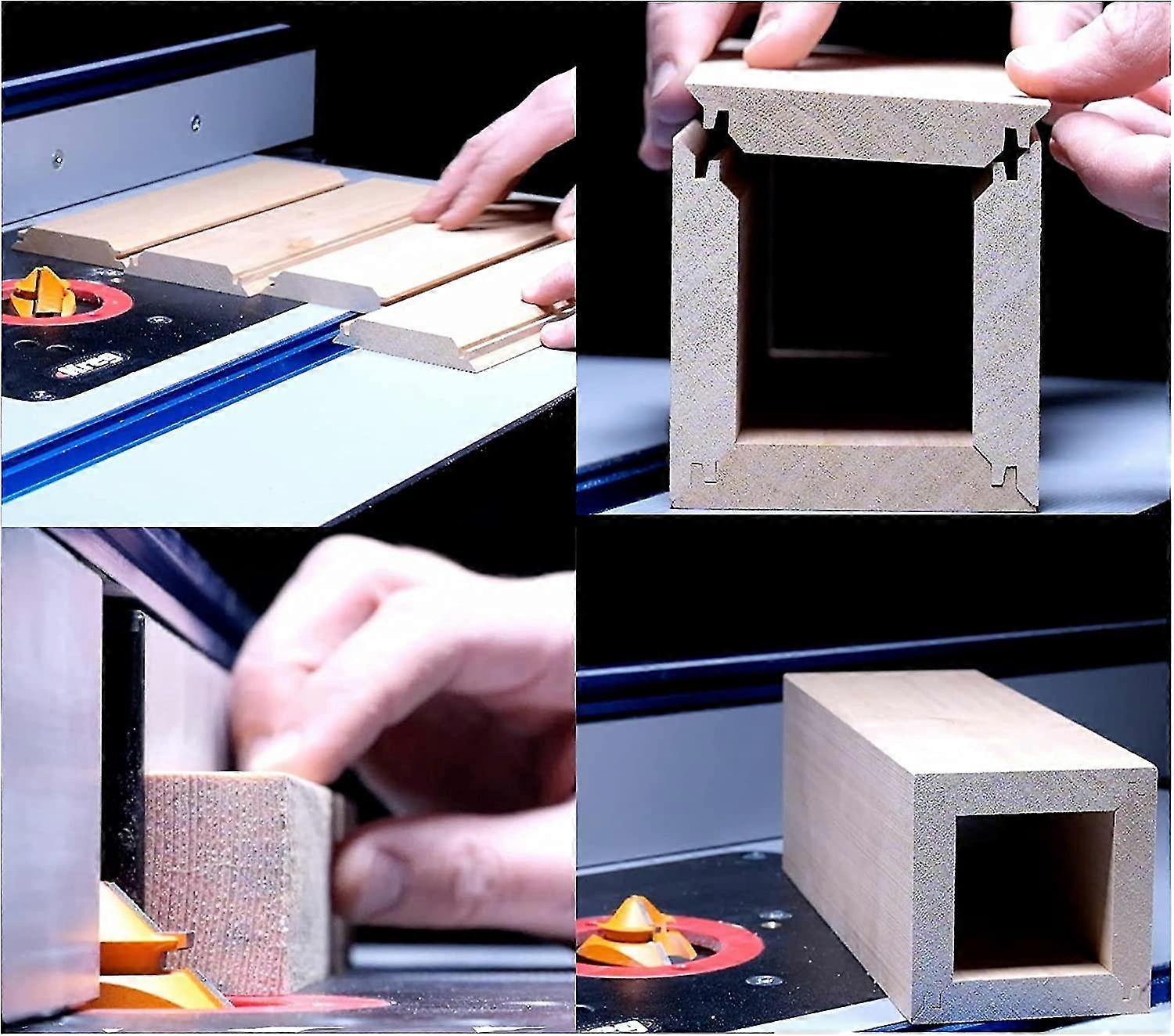 45 Degree Lock Miter Router Bit 8mm,aplus Woodworking Milling Cutter ...