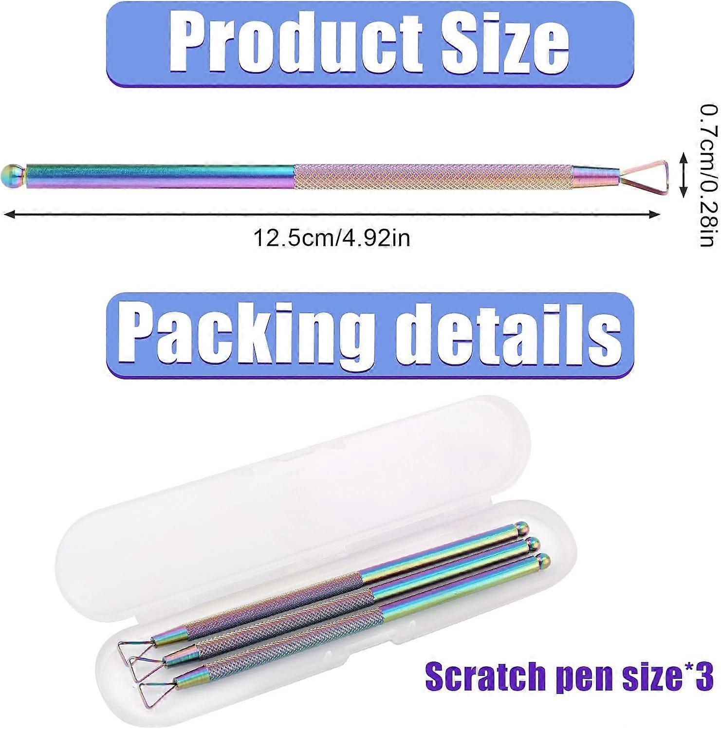 3pcs Lottery Scratcher Tools, Premium Stainless Steel Scratchcard ...