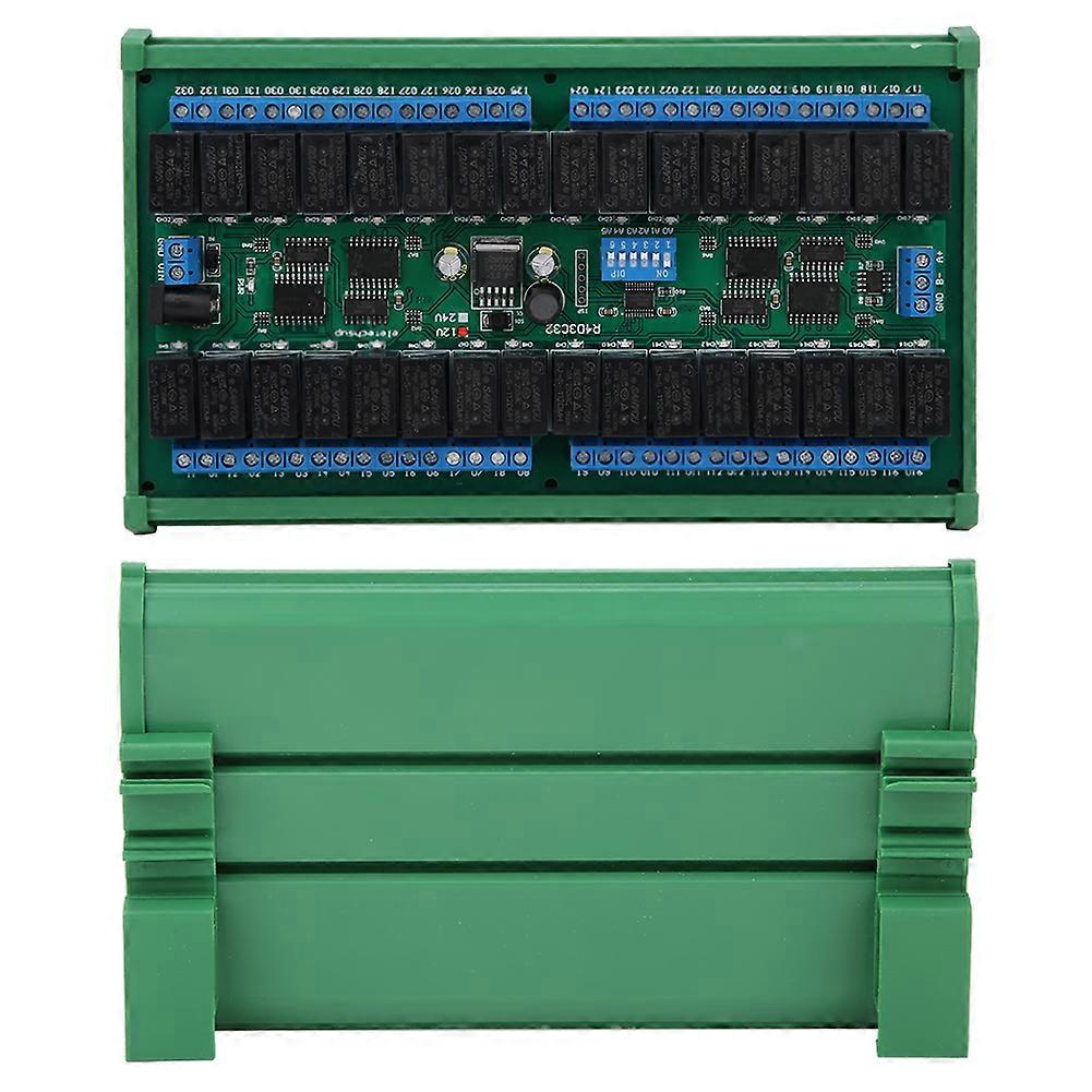 32 Channel RS485 Relay Serial Port Remote Control Switch PLC Board with ...