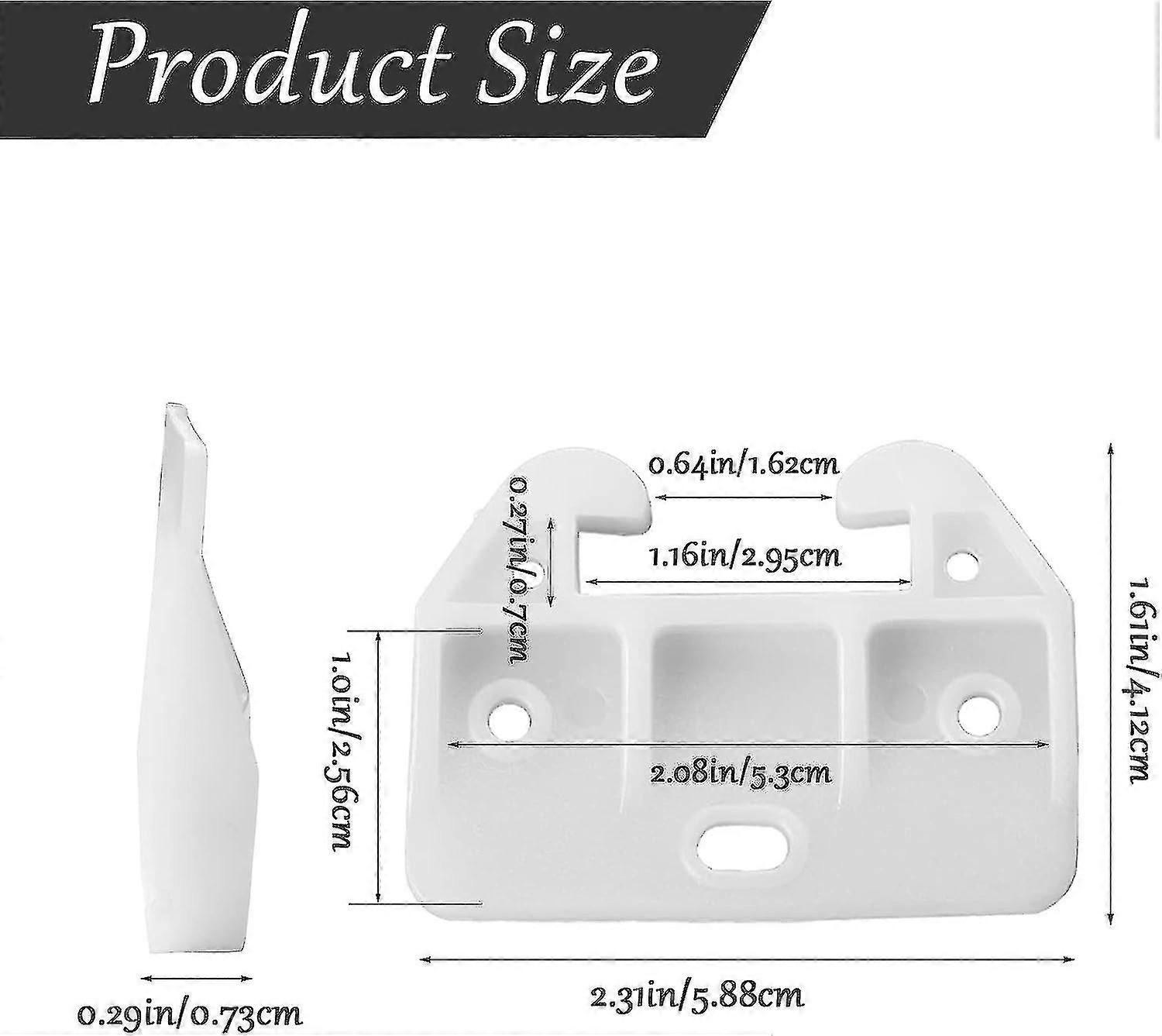 10pcs Plastic Drawer Guides Drawer Slides Cabinet Drawer Track Guides ...