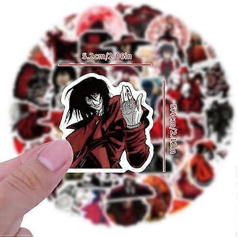 Hellsing Stickers, Cool Anime Manga Waterproof Vinyl Decals for Teens ...