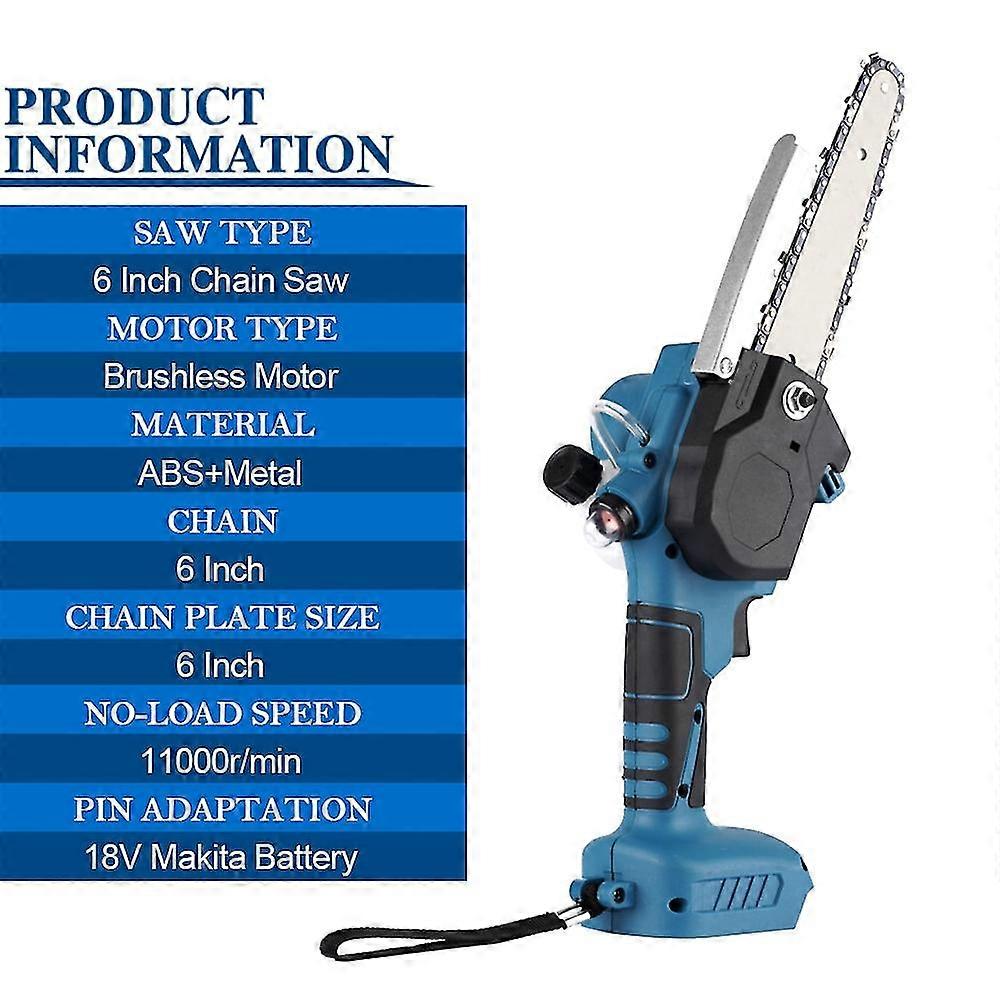 6 Inch Brushless Electric Saw For Makita 18v Battery.automatic Oiler ...