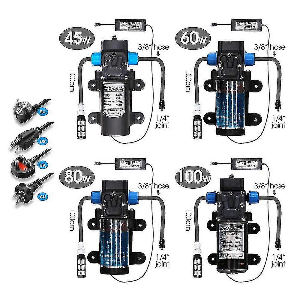 Excellent 5-30m Pump Self-priming Kit 90/180/360/strip Sprinkler Garden ...