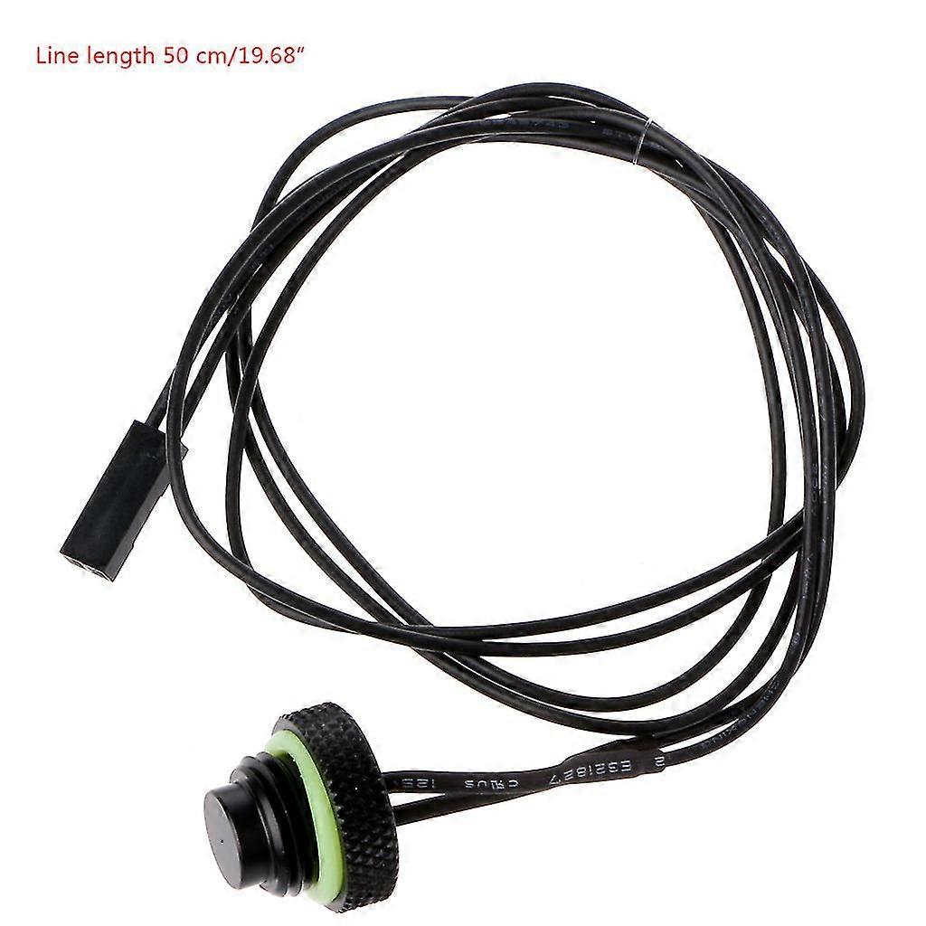 Water Cooling System 10k Temperature Sensor G1/4" Stop Fitting 2-pin ...