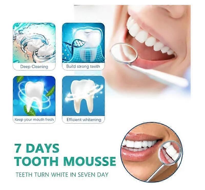 1/2/3Pcs Probiotics Bright Whitening Teeth Mousse Oral Repair Mousse | Fruugo UK