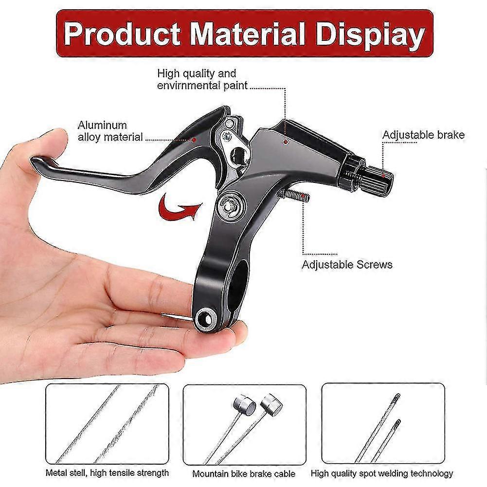 Complete Bicycle Mountain Bike Set,v Brake + Outer Cables + Lever ...