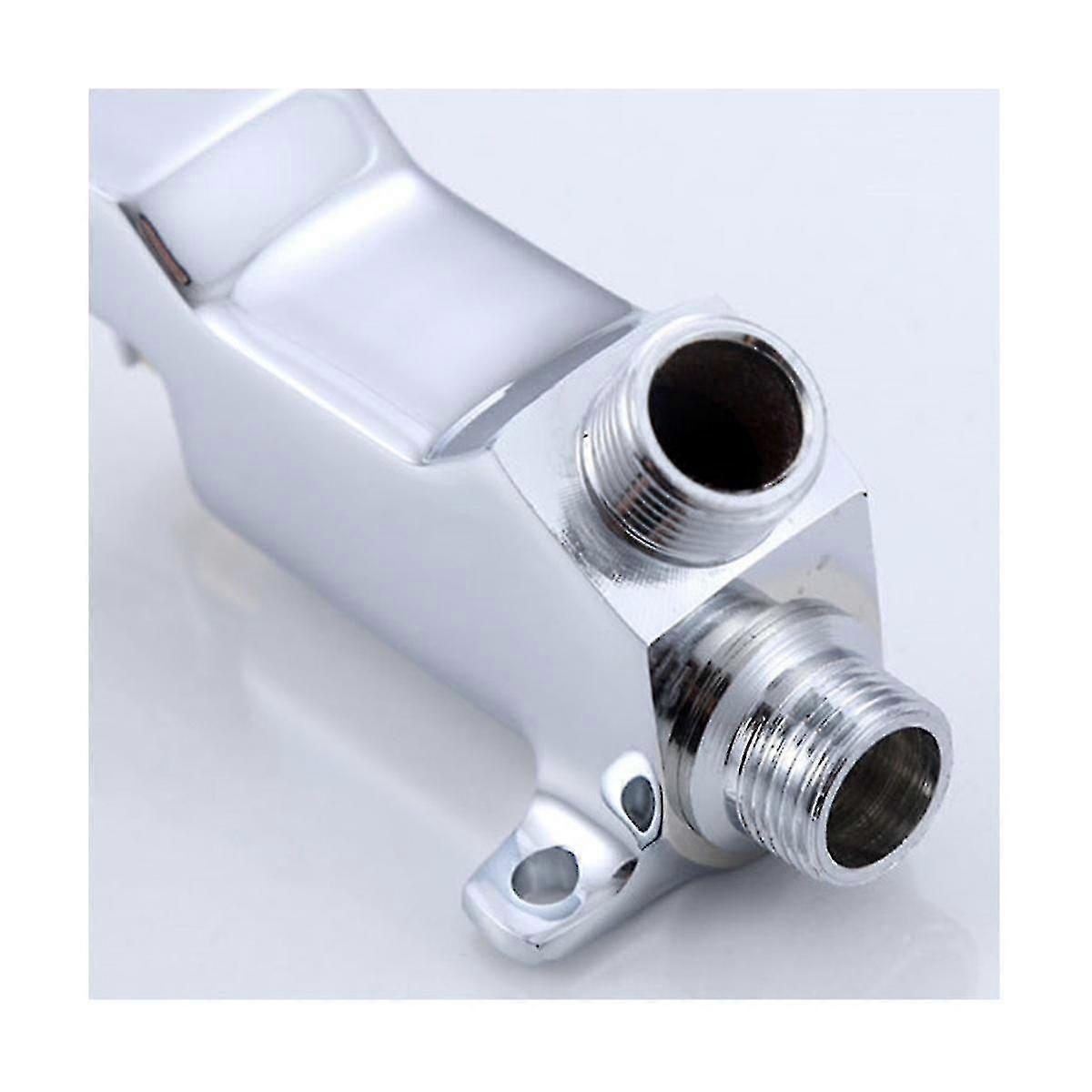 Floor Foot Pedal Control Switch Tap Valve Faucet Copper Basin Single ...