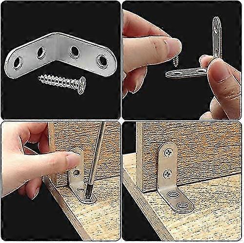 Right Angle Bracket Stainless Steel 90 Degree Corner Bracket L-shape ...