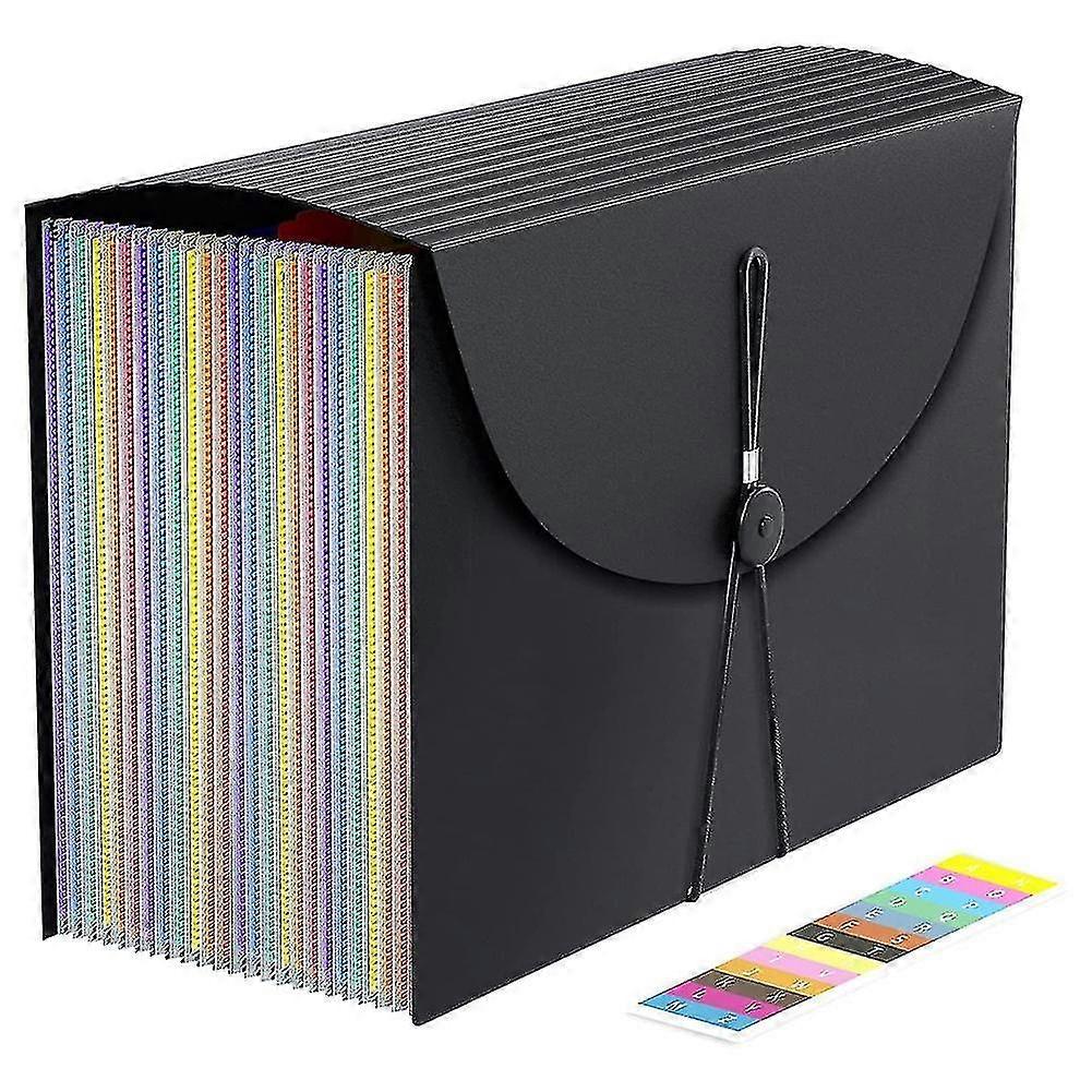Accordian File Organizer Expandable File Folder Portable Accordian Folder Letter Size For Paper