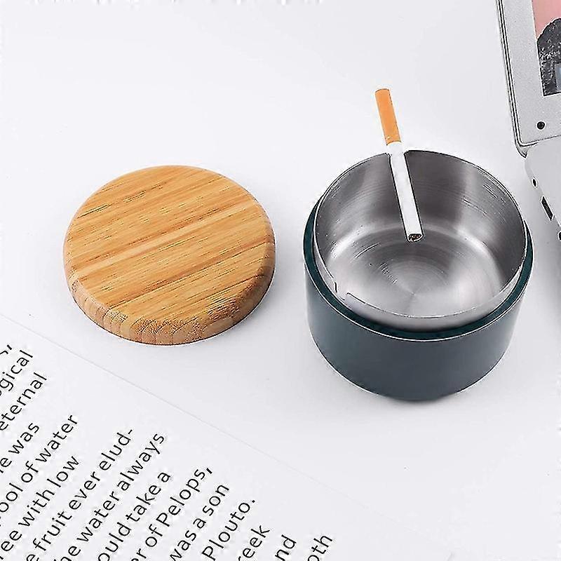 Ashtray For Cigarettes Indoor Or Outdoor Ashtray With 1 Liner Black ...