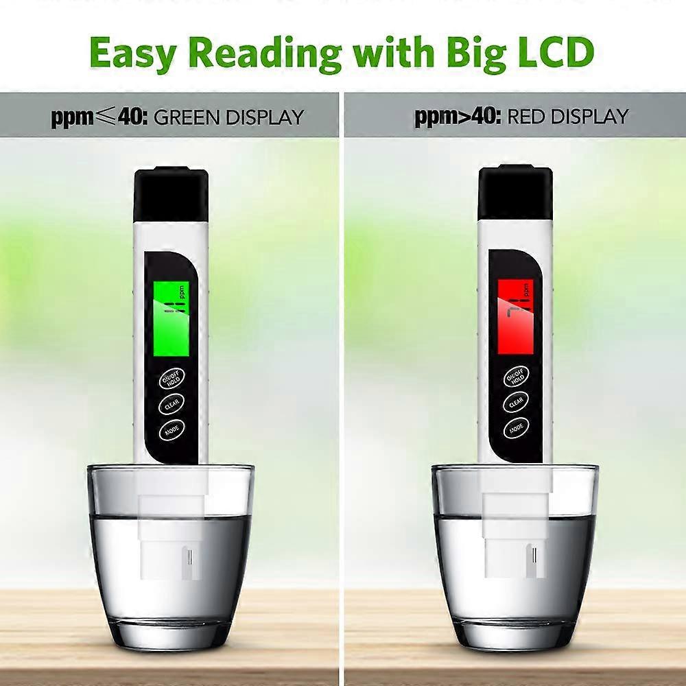 TDS, EC and Temperature 3 in 1, 0-9999 ppm, PPM Measurement for Testing ...