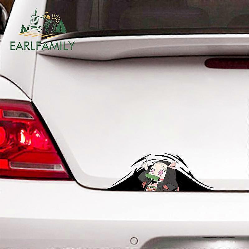 13cm x 4.4cm for Nezuko Demon Slayer Car Stickers Surfboard Motorcycle ...