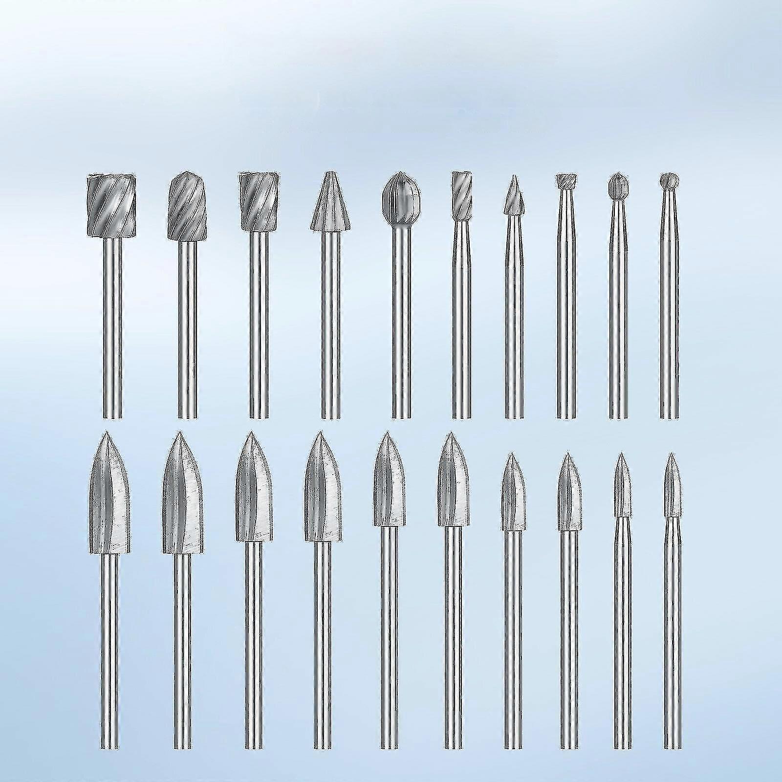 Wood Carving Engraving Drill Bit Set Milling Cutter For Dremel Rotary ...